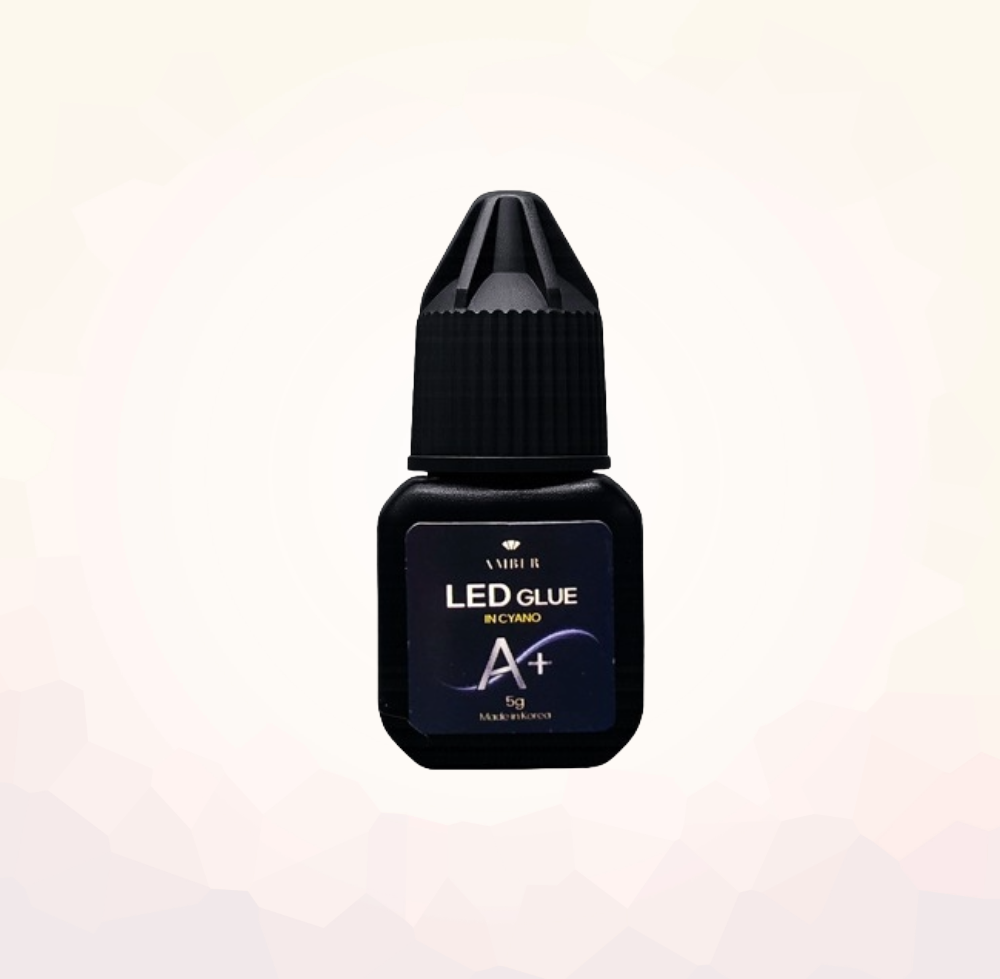 Amber A+ LED Lash Extension Glue INCYANO BLACK 5g | LED Lash Adhesive ...